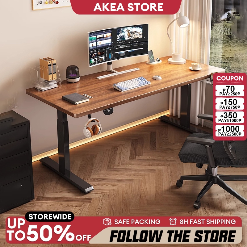 【Adjust Height】Study Desk Adjustable Desk Computer Desk Desktop Esports ...