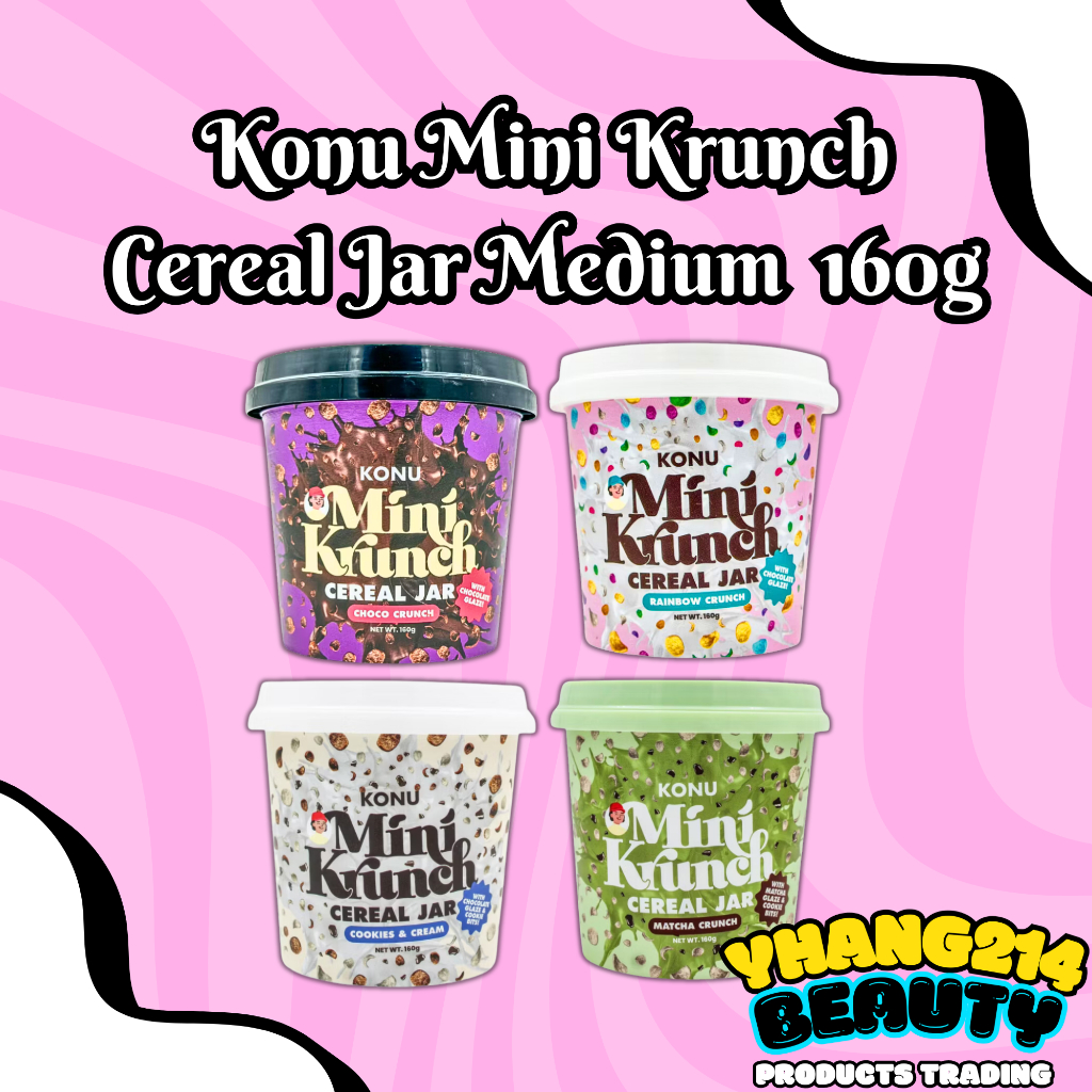 Konu Mini Krunch Cereal Jar 160g ( Medium Jar ) | Shopee Philippines