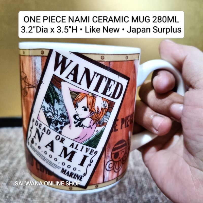 ONE PIECE NAMI CERAMIC MUG 280ML • JAPAN SURPLUS | Shopee Philippines