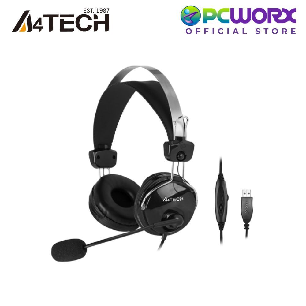 A4Tech Hu-7p USB Comfort Fit Headset | Shopee Philippines