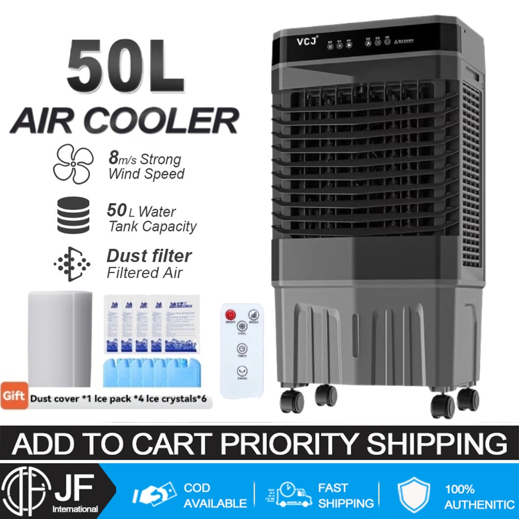 JF 50/60//65/6L Air Cooler Fan Air Conditioner Inverter, Button/Remote ...