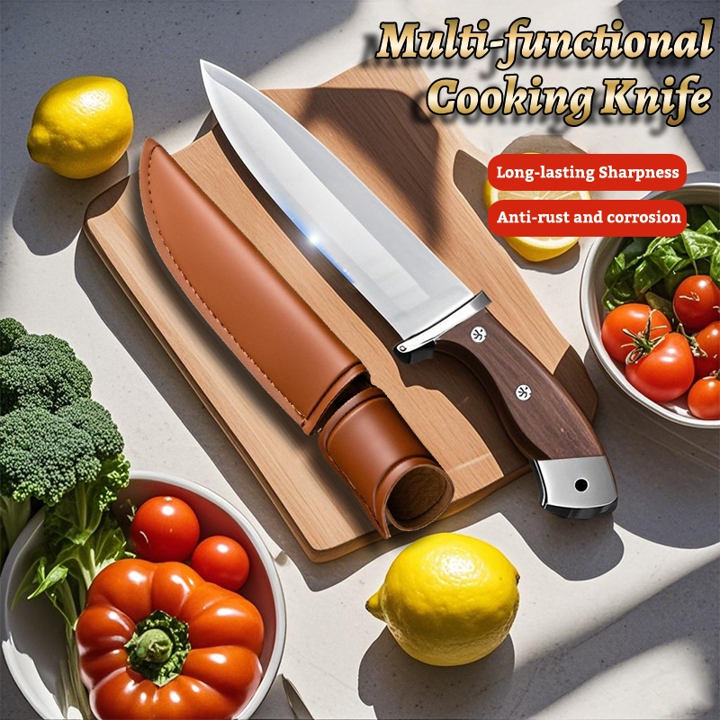 4MM Kitchen Knife Multi-Functional Knife Stainless Steel Meat Fishing ...