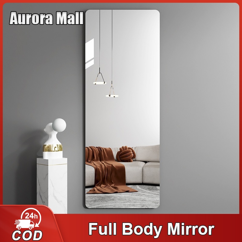 Aurora HD Full Body Mirror Sticker Wall Acrylic Whole Length Body Self ...