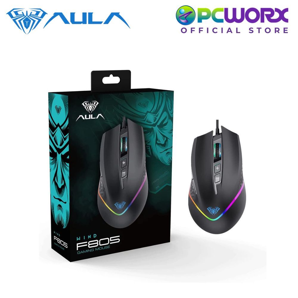 Aula F805 RGB Backlit Wired Gaming Mouse | Shopee Philippines