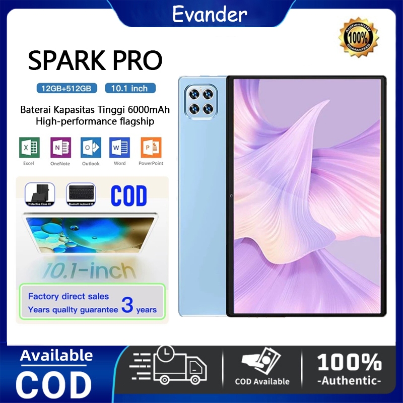 Samsung MAX SPARK Pro 12+512GB Tablet 10.0inch HD Screen PC 5G Student ...