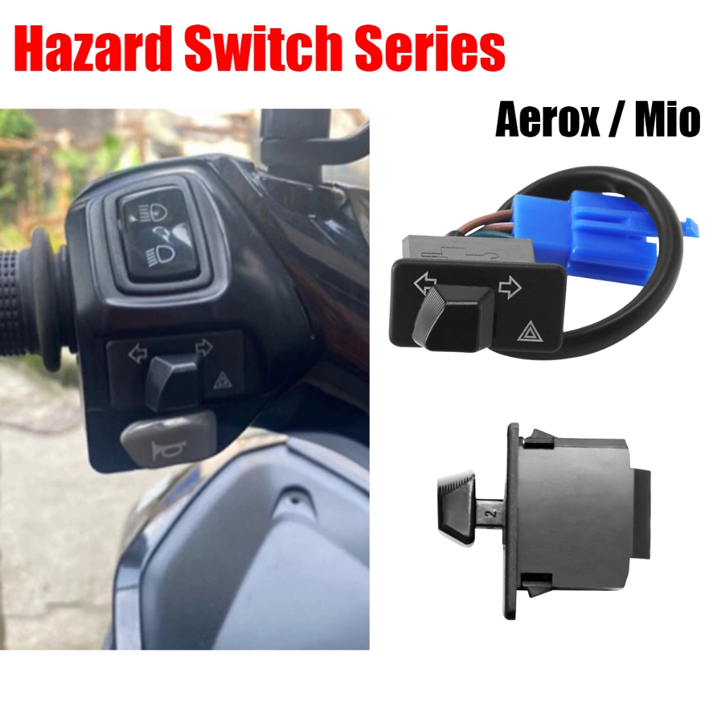Motorcycle Hazard Switch Series For Aerox / Mio | Shopee Philippines