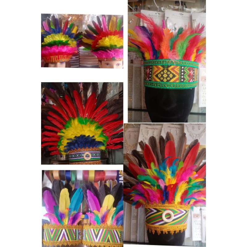 Festivalcolorful headress ati ati atihan/ dinagayng | Shopee Philippines