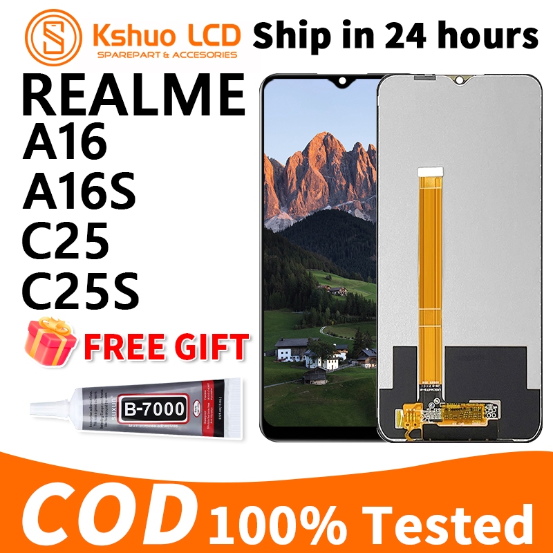 LCD For OPPO A16 / A16S / A54S / Realme C25 / C25S / Narzo50A set full screen replacemet ...