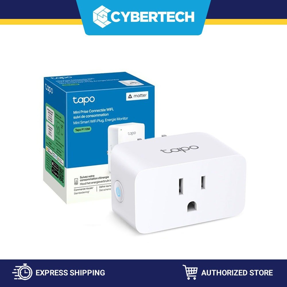 Cybertech TP-Link Tapo P110M Mini Smart Wi-Fi Plug Energy Monitoring ...