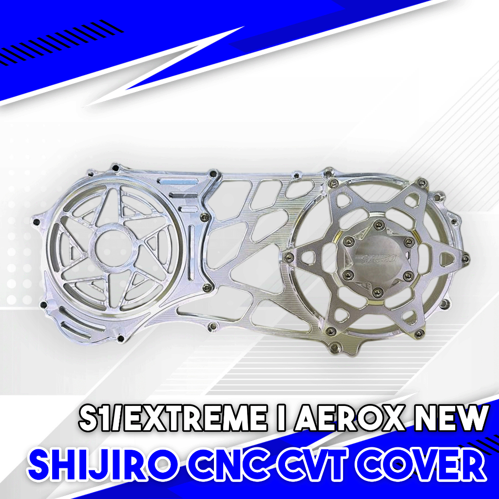 SHIJIRO CNC CVT COVER S1EXTREME / S2 PROPER FOR AEROX NEW | Shopee ...