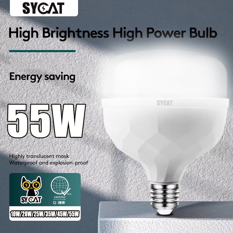 SYCAT LED bulb 10W 20W 25W 35W 45W 55W light lamp WHITE LIGHT Energy ...