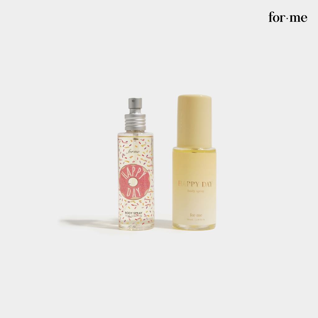 ForMe Happy Day Body Spray 100 ML For Women (Butter Yellow) | Shopee ...