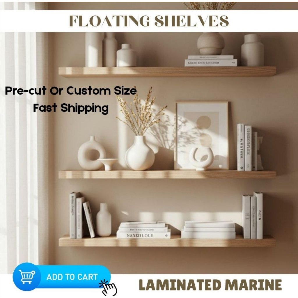 Laminated Marine Boards Local 3/4" Thickness w/ Edge Bond •Pre-Cut or ...