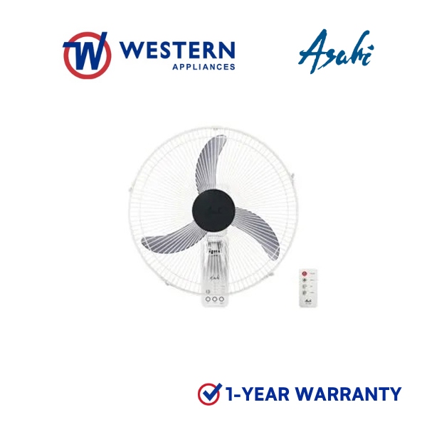 Asahi WF630RBK 16″ DC Remote Controlled Wall Fan | Shopee Philippines