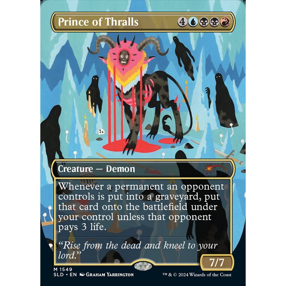 Prince of Thralls Secret Lair Drop SLD MTG Magic The Gathering | Shopee ...
