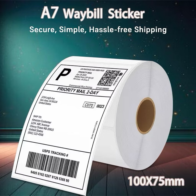 A7 Thermal Sticker 74’mx105mm (500 pcs/roll) | Shopee Philippines