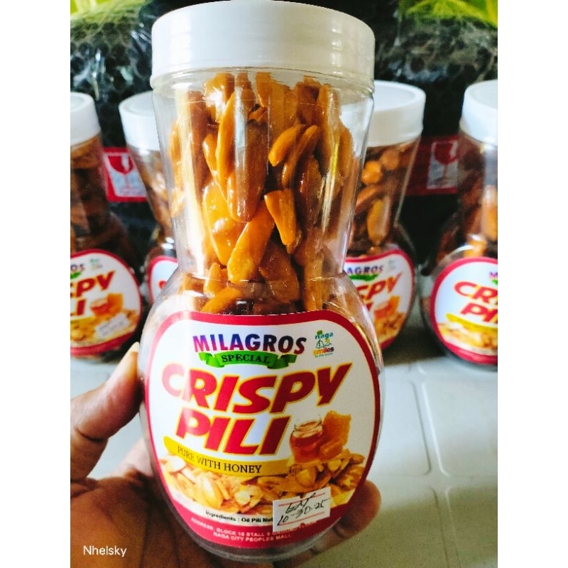CRISPY PILINUTS W/HONEY 250grams Pure Pili Sexy Jar Produktong Bicol ...