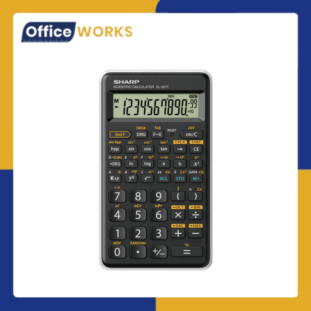 Sharp EL-501T White – SmartCalc Pro | Shopee Philippines