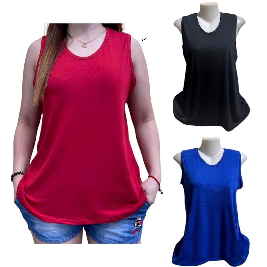 Plus Size Sando Tops Women L-2XL | Shopee Philippines