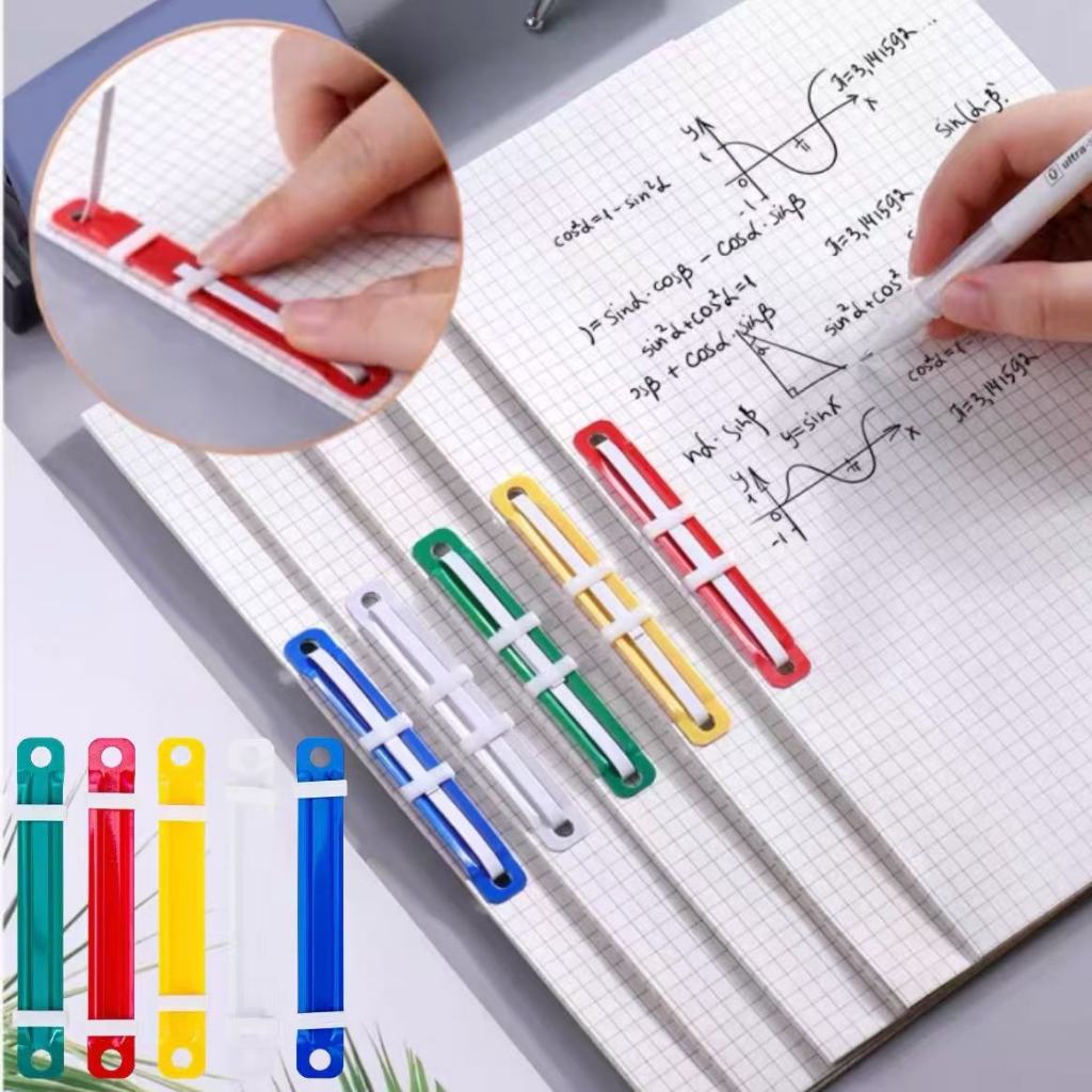 Fasteners 50pcs/box 7cm Paper Fastener pagination clamp long Plastic ...