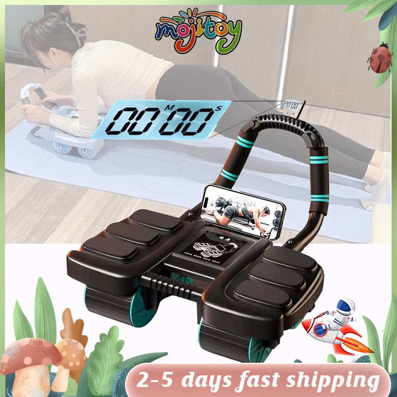 Abdominal Exercise Fitness Equipment Wheel Roller Timing 4 Wheels ...