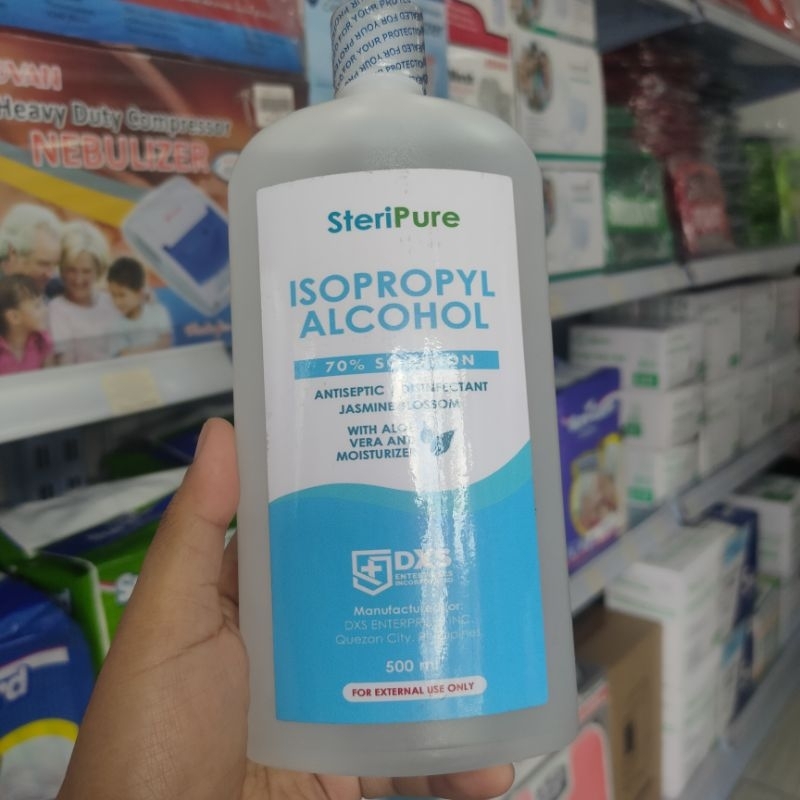 STERIPURE ISOPROPYL ALCOHOL 70% SOLUTION 500 ML | Shopee Philippines