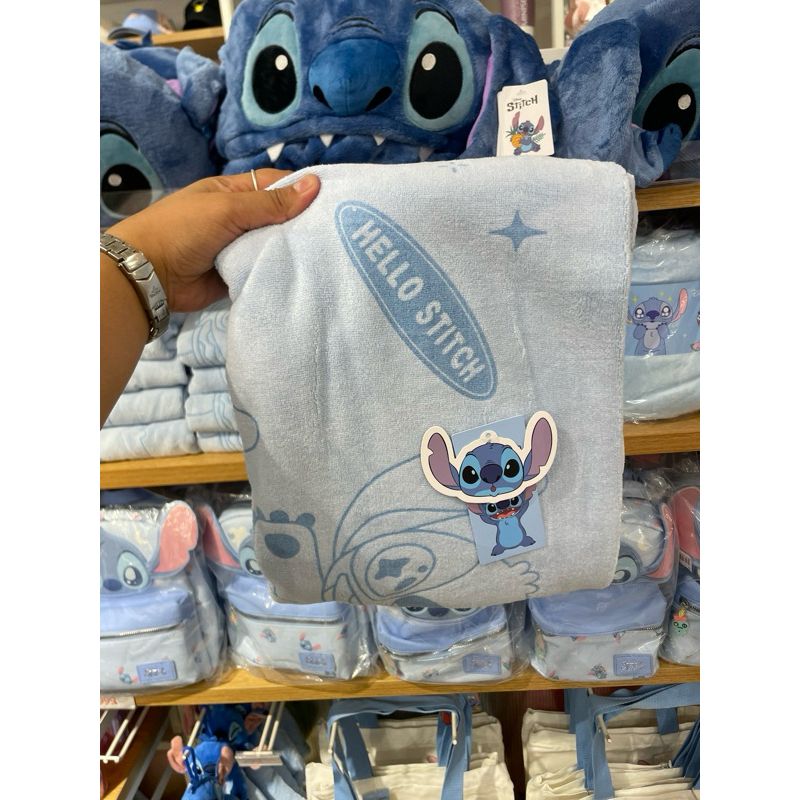 MINISO DISNEY STITCH DINNER PARTY COLLECTION MICROFIBER LARGER BATH ...