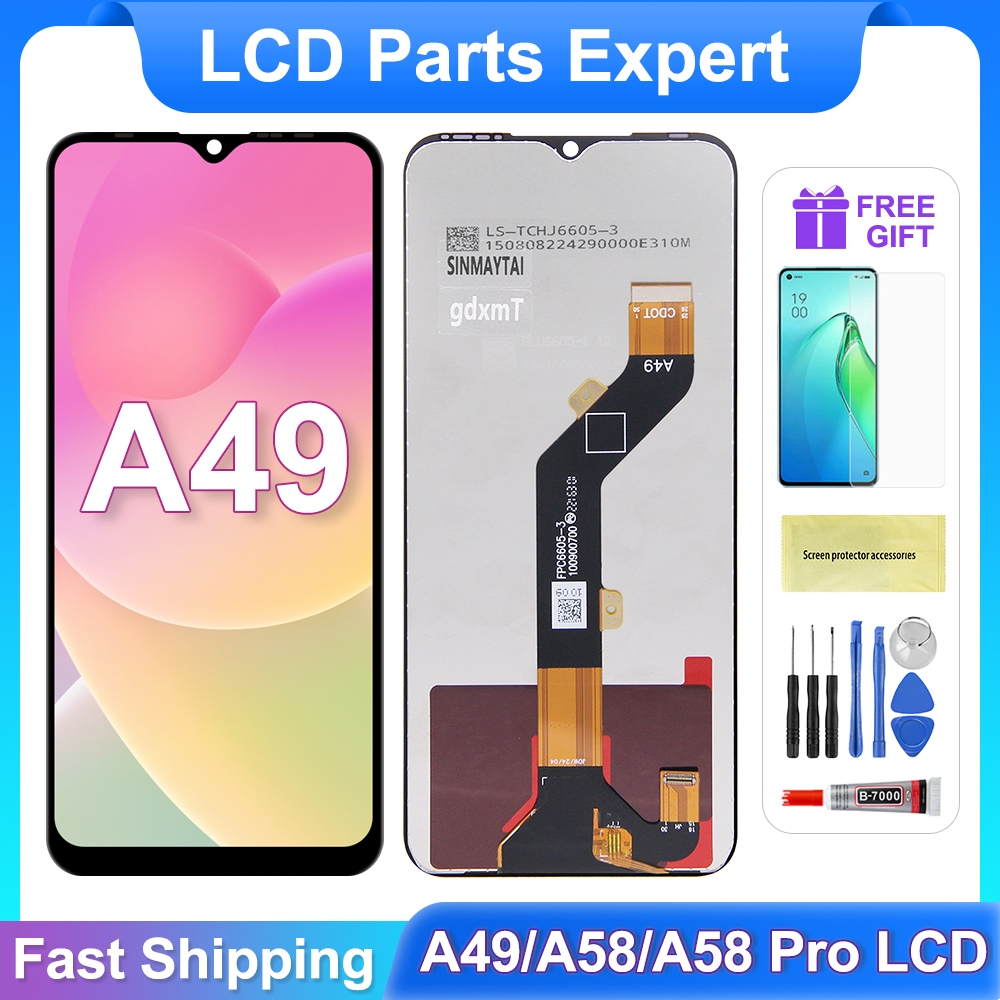 LCD with Frame For Itel A49 A58 Pro LCD Display Touch Screen ...
