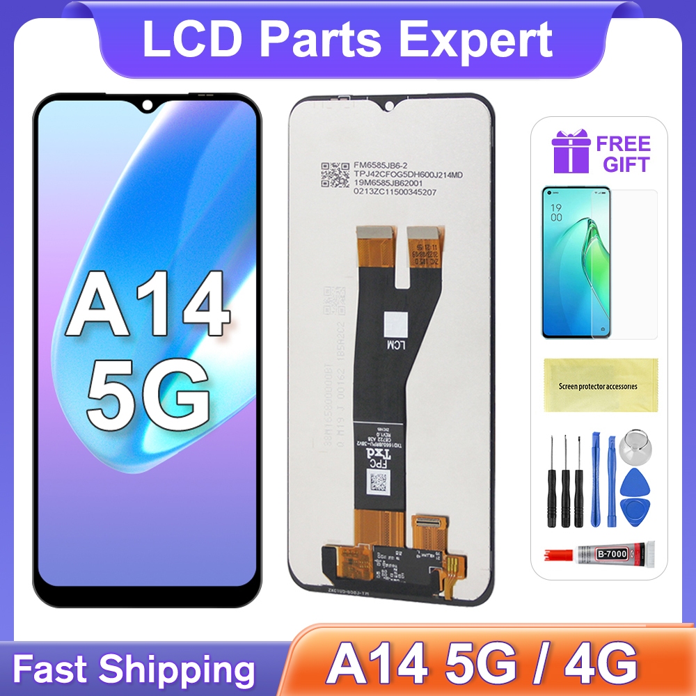 LCD For Samsung A14 5G A146U A146B/A14 4G A145 LCD Display Touch Screen ...