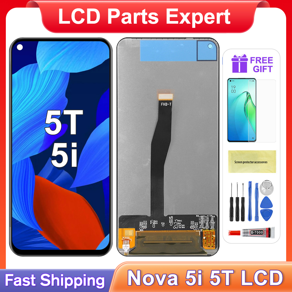 LCD For Huawei Nova 5i 5T/Nova 7i LCD for Huawei P40 Lite Display Touch ...