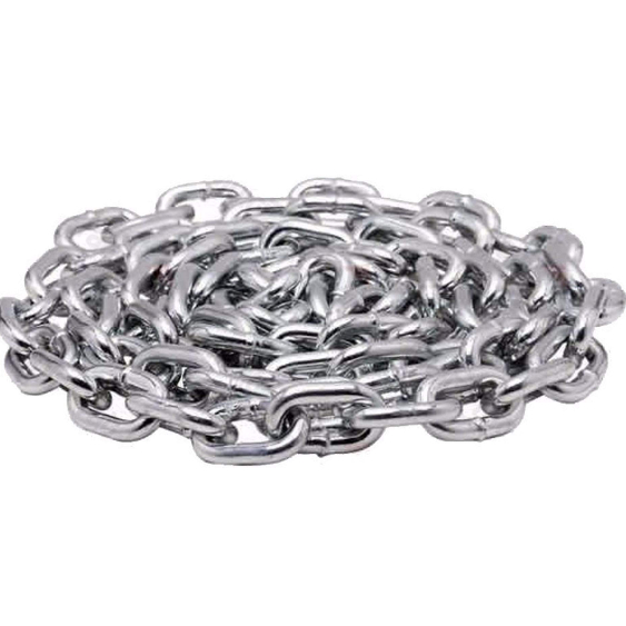 1 Meters (2-8MM) Heavy Duty Steel Chain Kadena Galvanized Sliver Chain ...