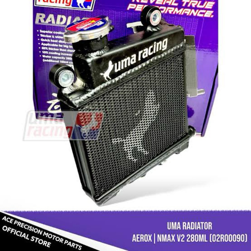 Uma Racing Radiator For Nmaxv2/Aeroxv2 | Shopee Philippines