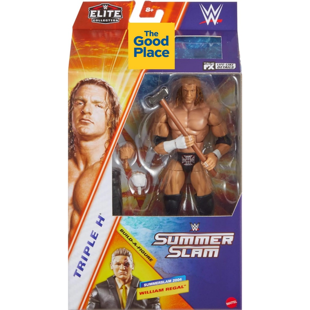 MATTEL WWE Elite Collection Summerslam Series Triple H With Accessories And William Regal BAF ...