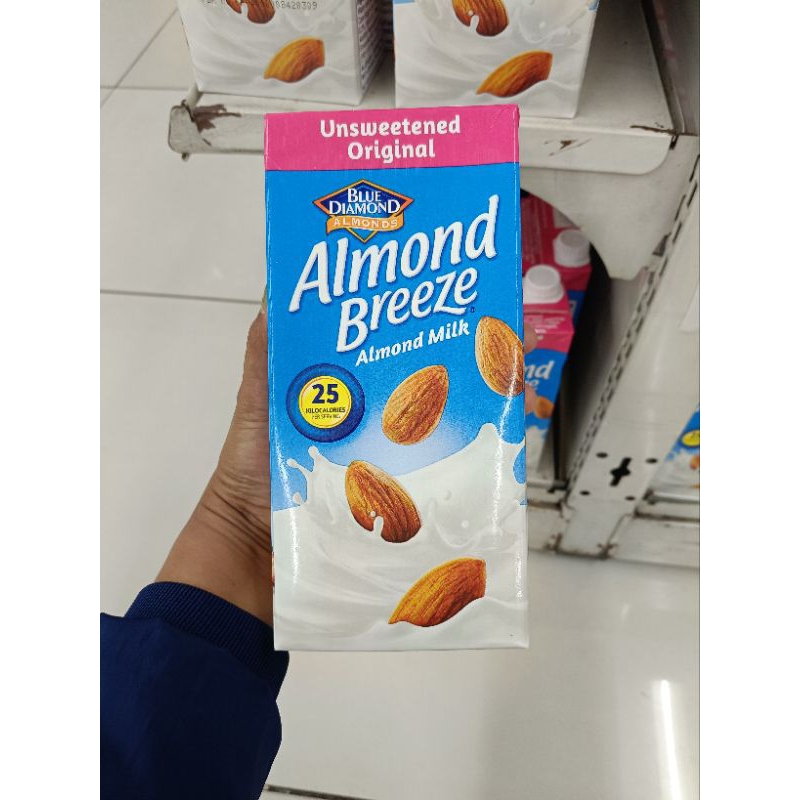 Blue Diamond Almond Breeze Unsweetened Original Almond Milk 1L | Shopee Philippines