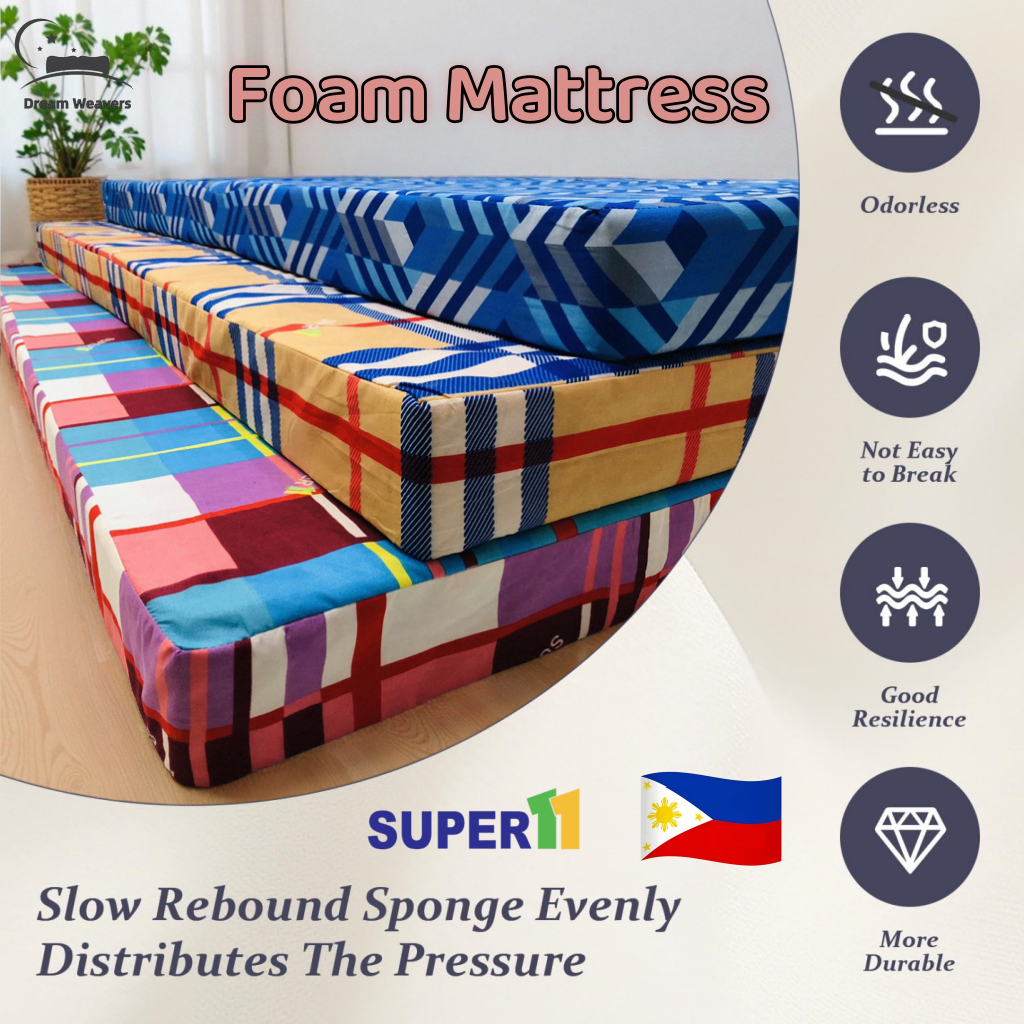 【NEW！】Mattress Foam Bed Mattress Foldable With Cover 2/4 Inch Thickness ...