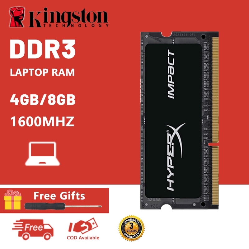 DDR3 4GB/8GB Hyperx Laptop RAM DDR3L 1600MHZ SODIMM memory for notebook ...