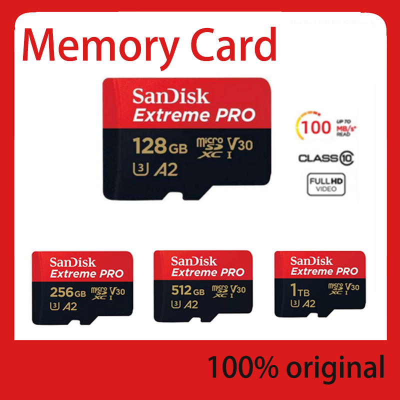 (COD) SD Card 128GB 256GB 512GB 1TB Memory Card Micro Sd Card A2 U3 ...