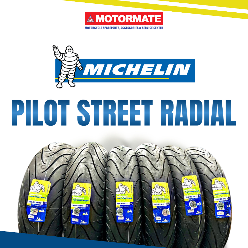 MICHELIN PILOT STREET RADIAL TIRES (SET) | Shopee Philippines