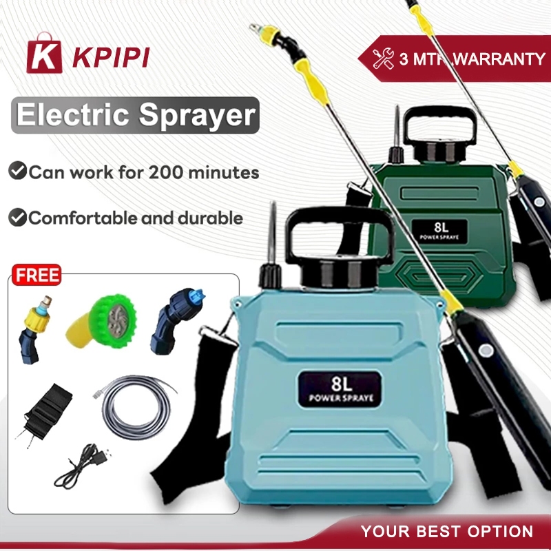 Electric Sprayer 8L Agriculture Portable Power Sprayer Watering Can For ...