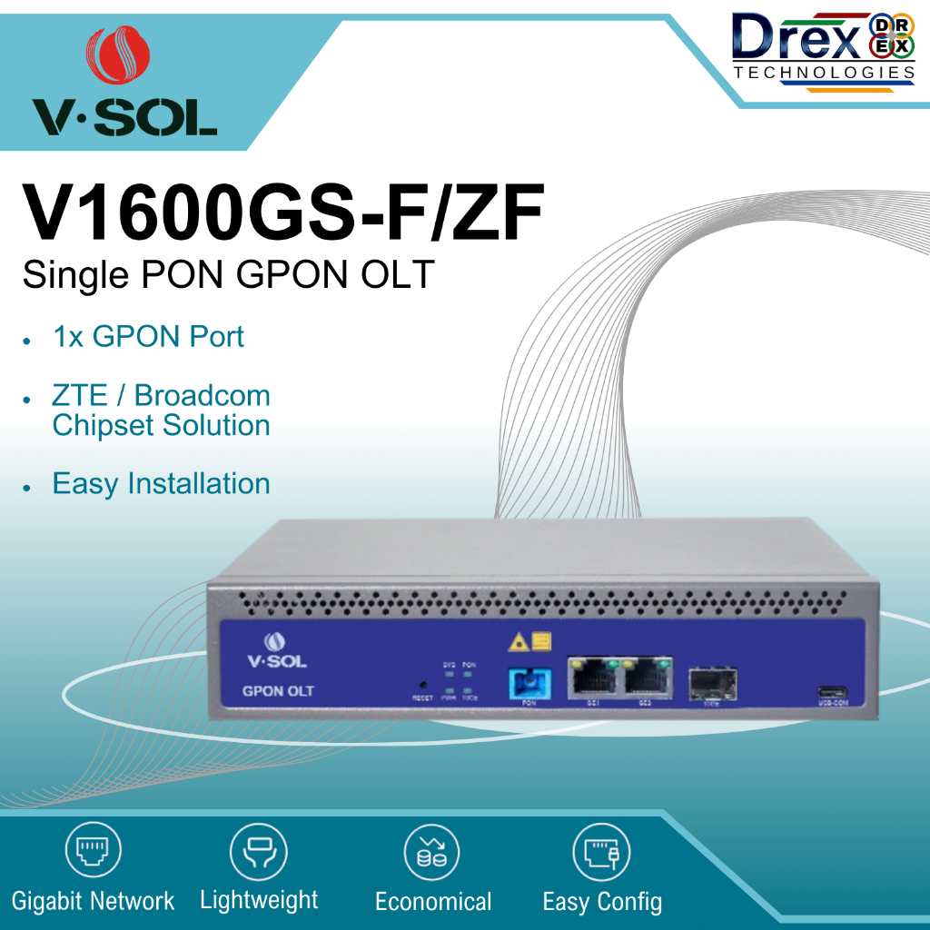 VSOL V1600GS-F/ZF Single-PON GPON OLT's | Shopee Philippines