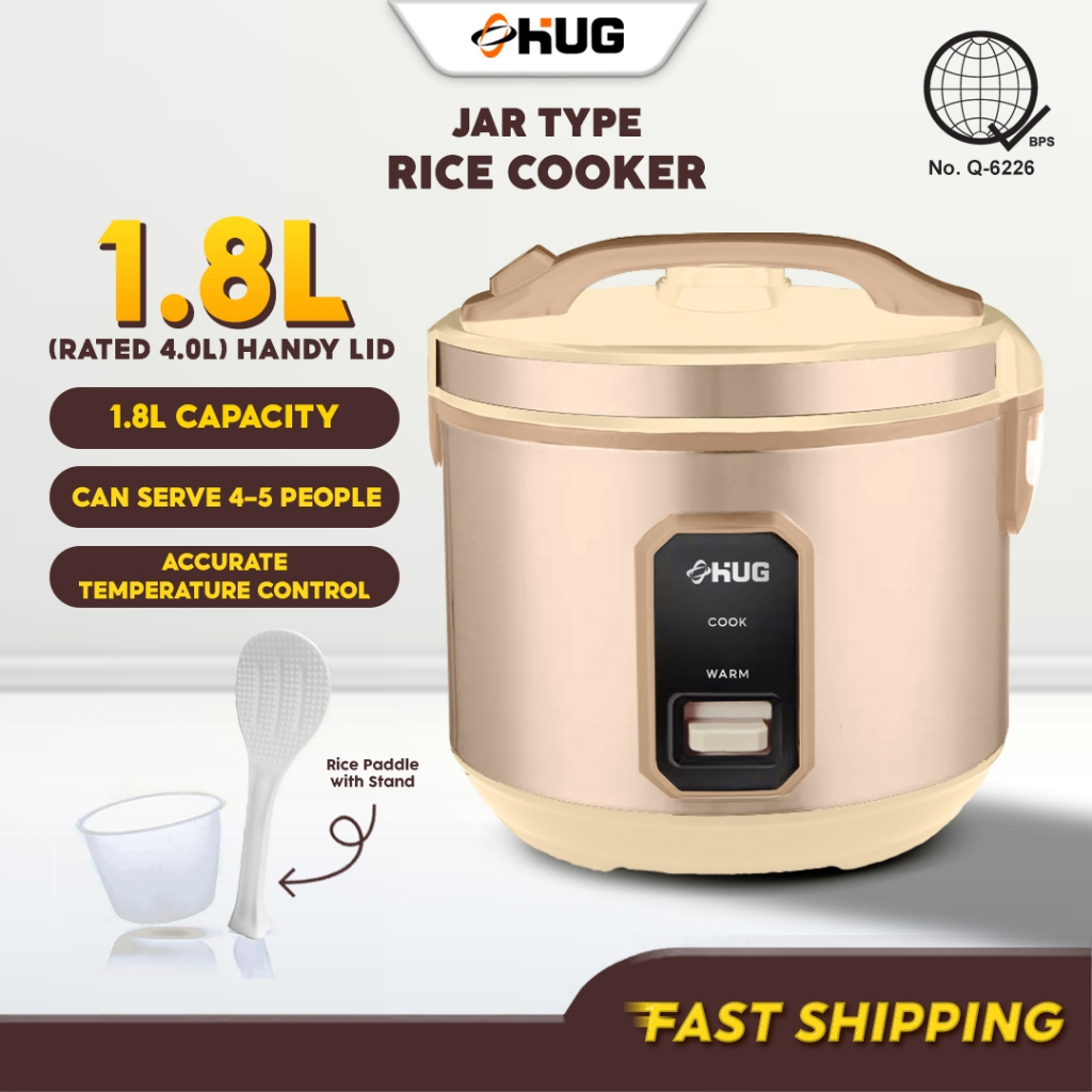 Hug Rice Cooker Mechanical One-Button Accurate Temperature Control 4L ...