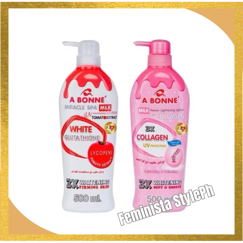 A Bonne Milk White Gluta Thione Lotion (500 ml) 100% Authentic | Shopee ...