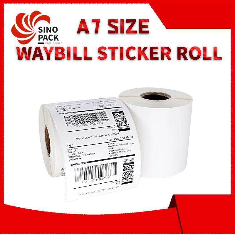 A7 WAYBILL STICKER 105mmx74mm SIZE ROL 500PCS/ROLL shipping LABEL ...