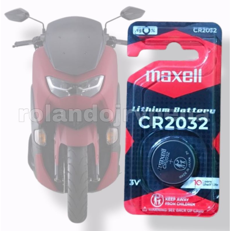 Yamaha Nmax Remote Battery Key Maxell CR2032 3V Made in Japan | Shopee ...