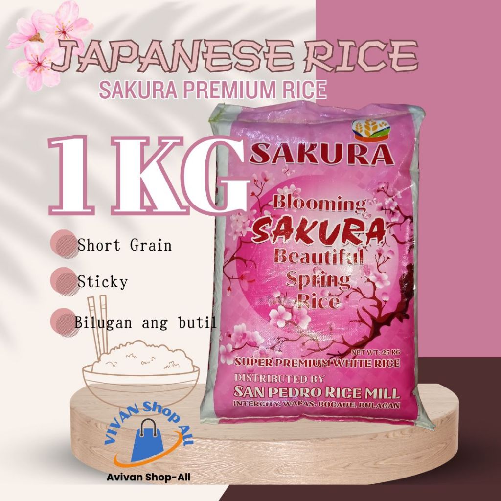 Sakura Japanese Rice | 1Kilo | Repacked | Shopee Philippines