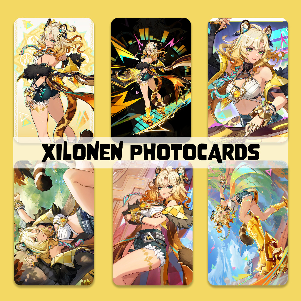 Genshin Impact Photocards - XILONEN Textured Photocards Front and Back ...