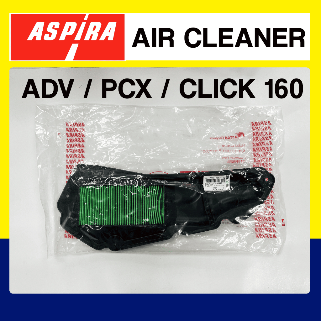 Aspira ADV 160 PCX 160 CLICK 160 Air Cleaner Element Air Filter ...