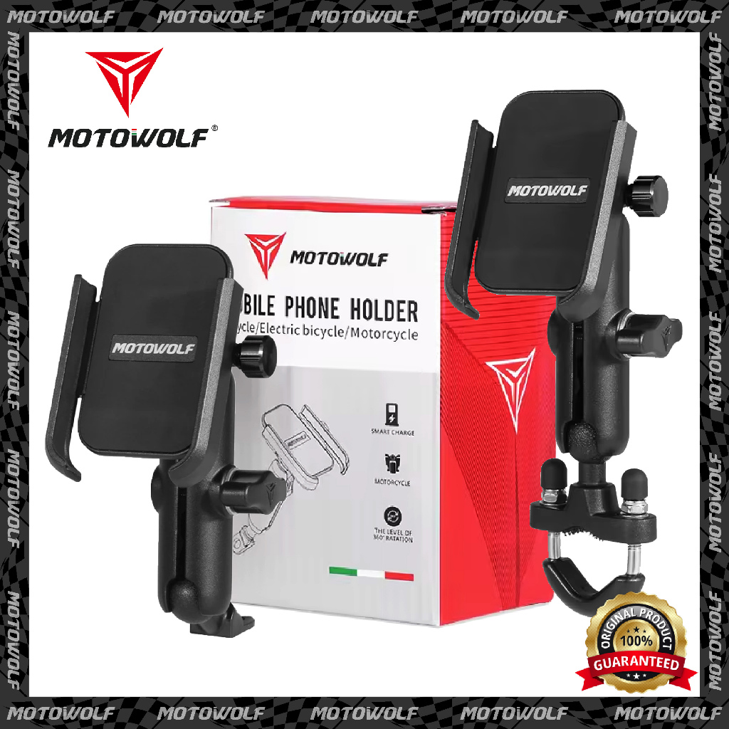 ORIGINAL MOTOWOLF CP HOLDER V3 360 Degree Rotation Aluminum Alloy ...