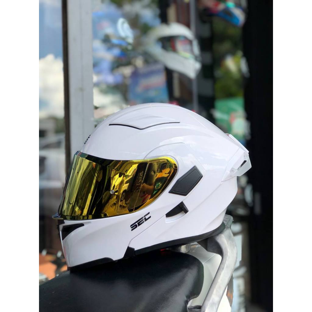 SEC WHIRLWIND PLAIN MODULAR HELMET | Shopee Philippines