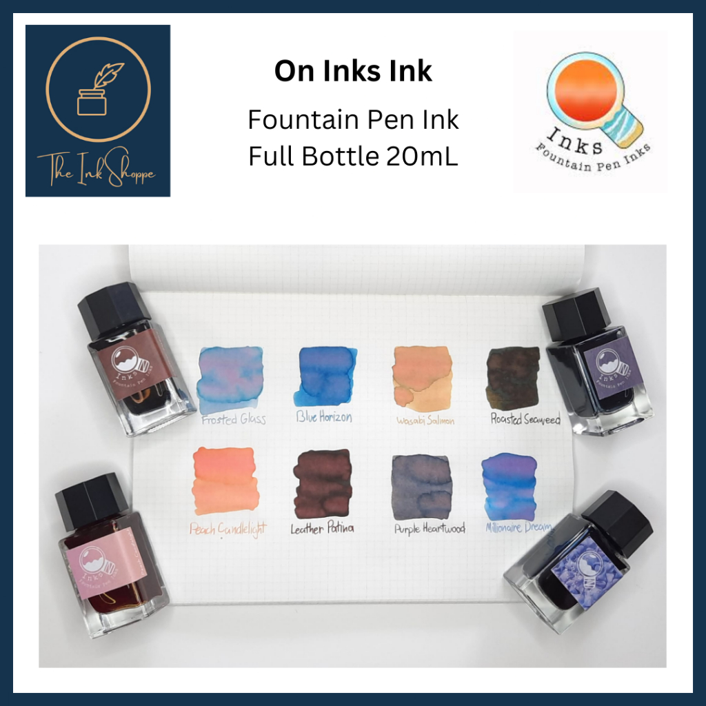 On Inks Fountain Pen Ink Full Bottle (20mL) | Shopee Philippines